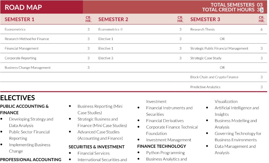 Master of Science in Accounting and Finance – LSAF
